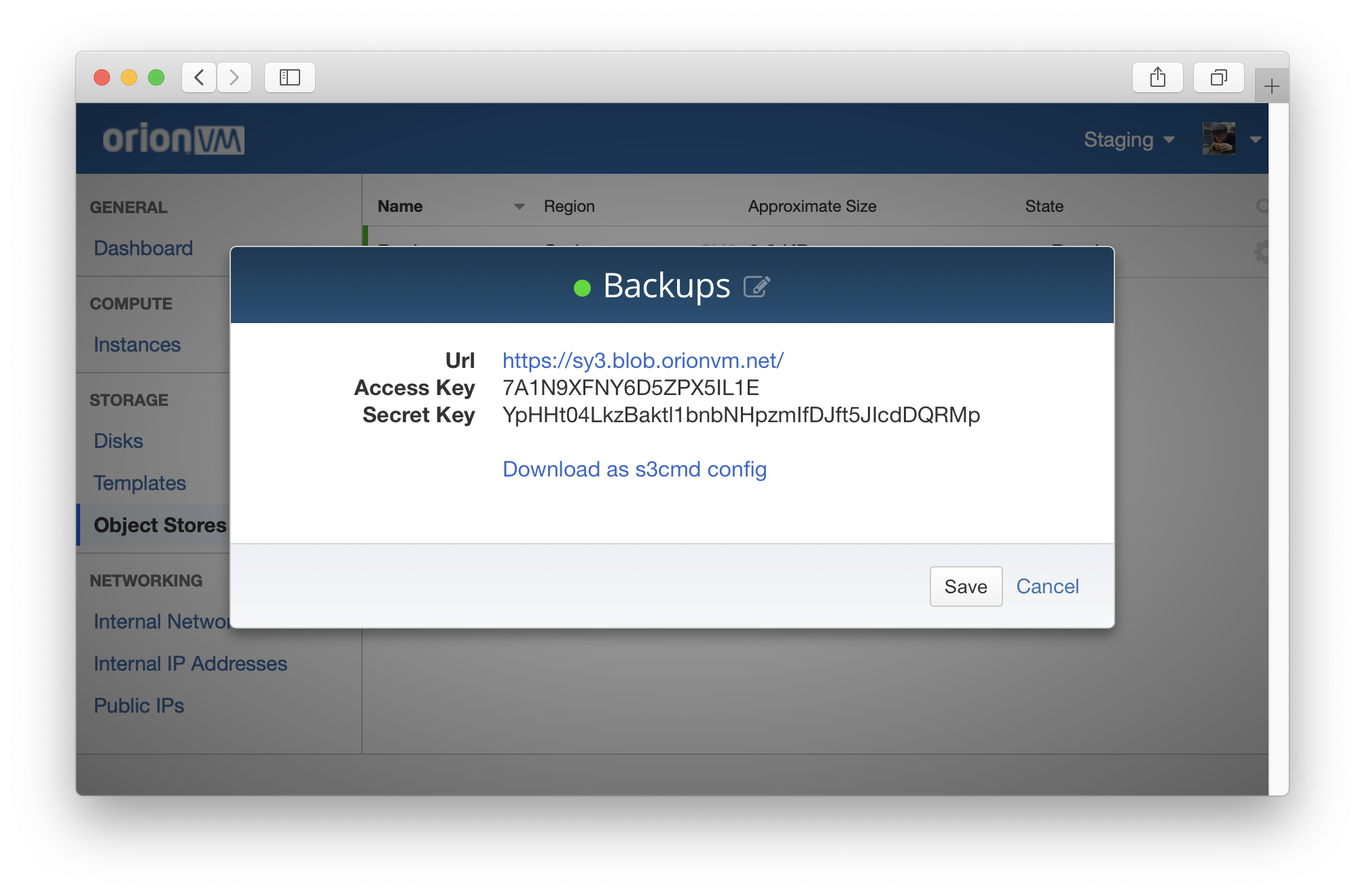 object-store-creation-dialogue – OrionVM
