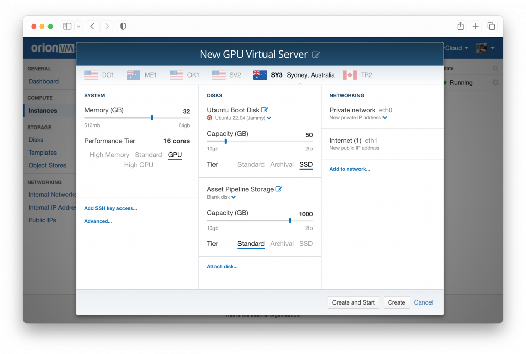 OrionVM GPU as a Service – OrionVM