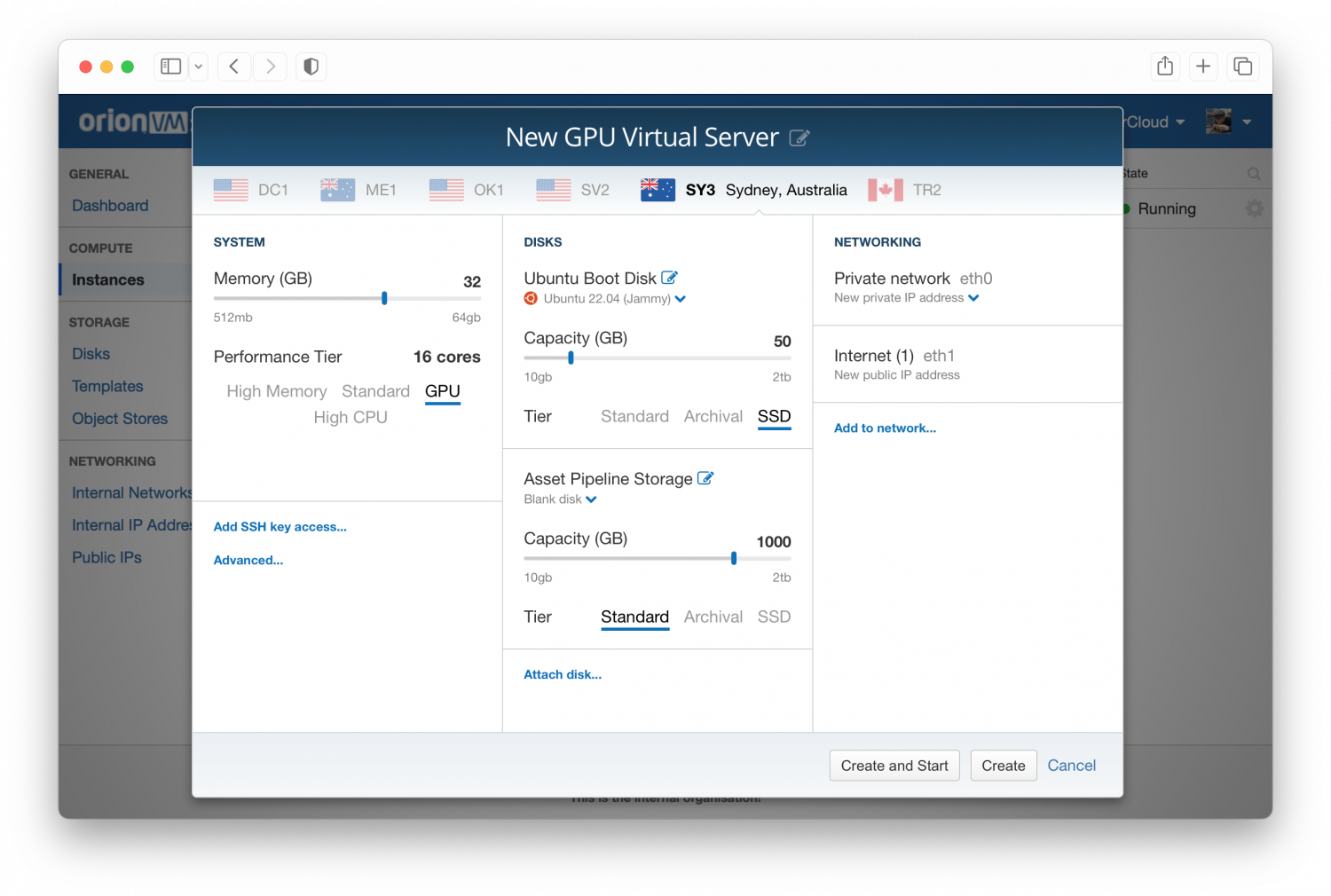 OrionVM GPU as a Service – OrionVM
